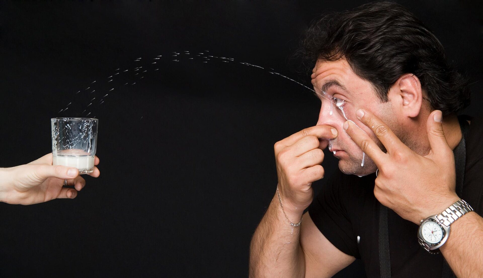 Milk squirts from eye; How is this possible? - Medical Basic